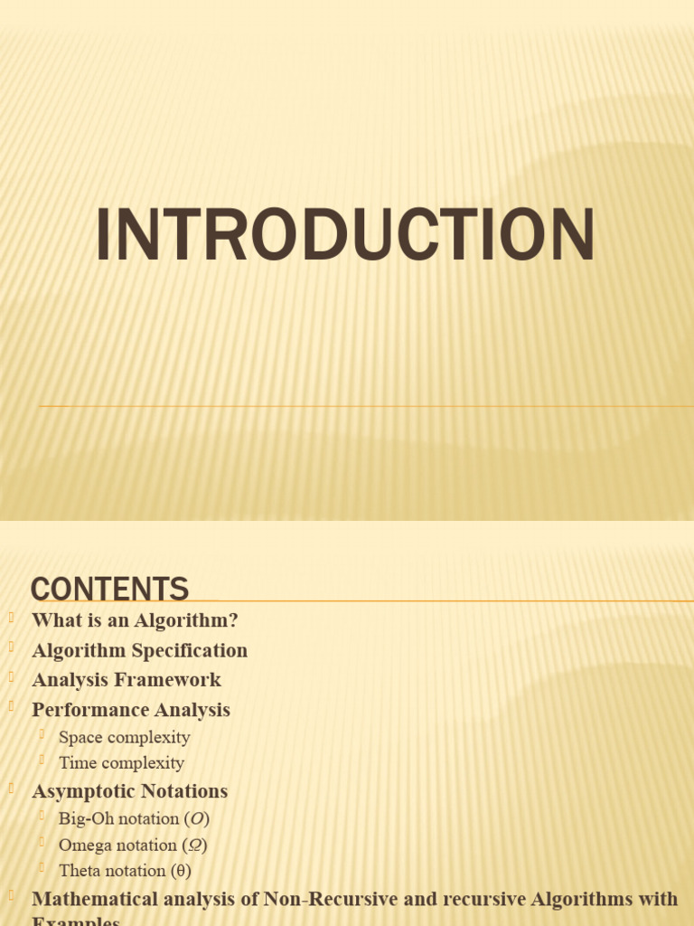 Module 1 - 2021 Scheme | PDF | Algorithms | Time Complexity