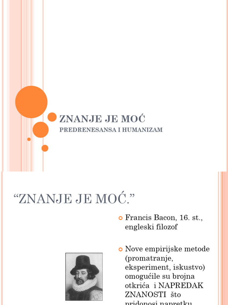 Predrenesansa I Humanizam | PDF