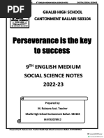 8th English Medium Social Science Notes. 2024-25 | PDF | Citizenship ...