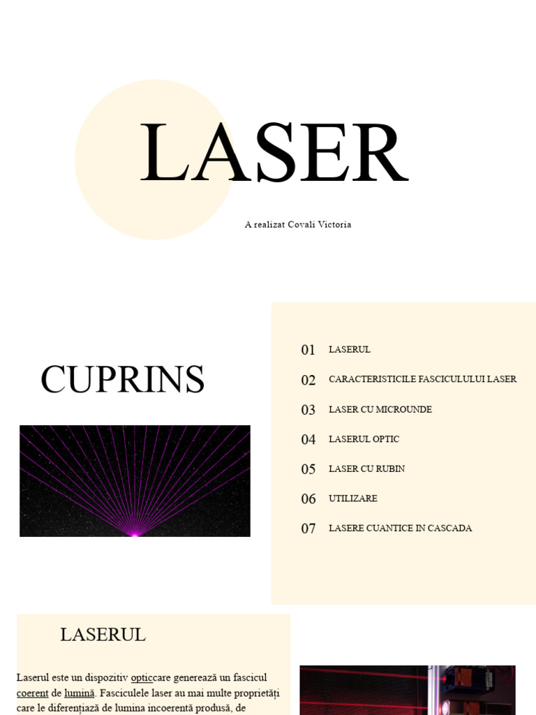 Laser 1 | PDF