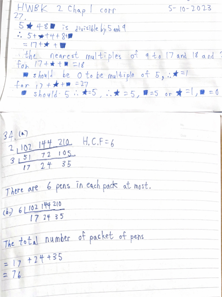 1D31 HWBK 2 Chap 1 Corr | PDF