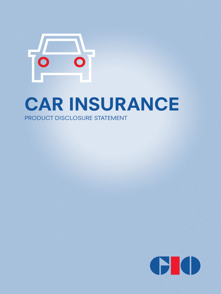 Car Insurance PDS | PDF | Vehicle Insurance | Insurance
