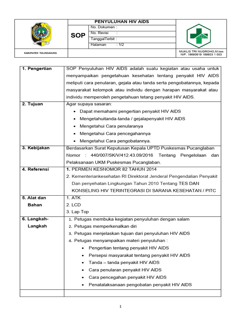 pdf-112-sop-penyuluhan-hiv-aids (1) | PDF