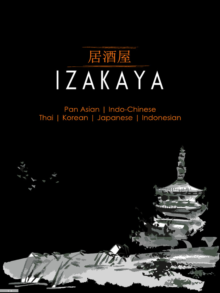 Izakaya Menu Final Design 2 | PDF | Sushi | Thai Cuisine