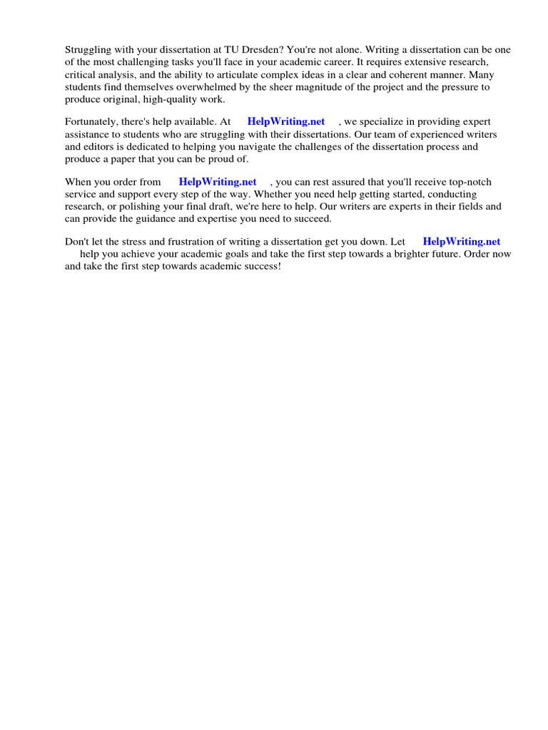 Dissertation Tu Dresden PDF | PDF | Thesis | Essays Dissertation Tu Dresden PDF | PDF | Thesis | Essays