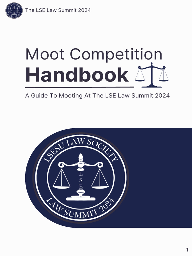 LSE Law Summit 2024 - Moot Handbook | PDF | Interest | Appeal