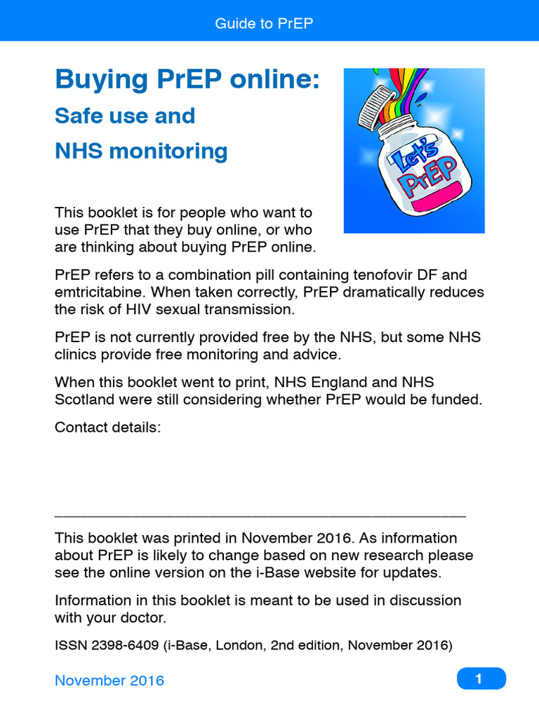 PrEP Treatment Nhs | PDF | Hepatitis B | Hiv/Aids