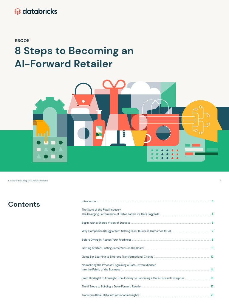 8 Steps To Becoming A Ai Forward Retailer Ebook | PDF | Artificial ...