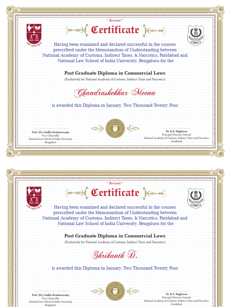 Post Graduate Diploma in Commercial Laws | PDF | Government Of India ...