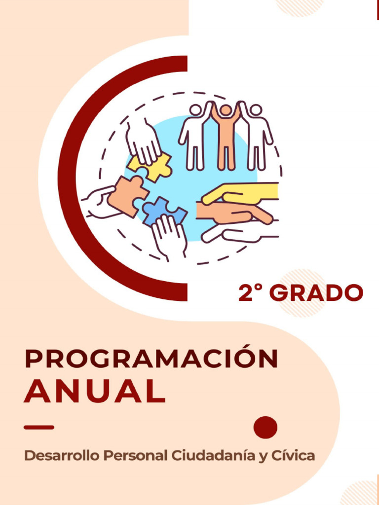 Programación Anual 2° Grado - DPCC | PDF | Evaluación | Aprendizaje