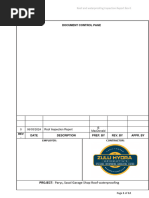 Waterproofing Inspection Report | PDF
