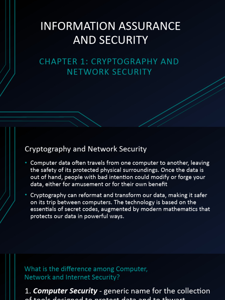 Information Assurance and Security | PDF | Cryptography | Cryptanalysis