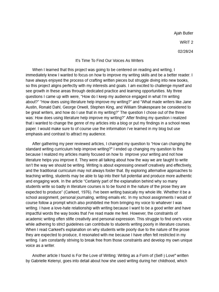 wp2 Draft Revised | PDF | Learning | Cognition