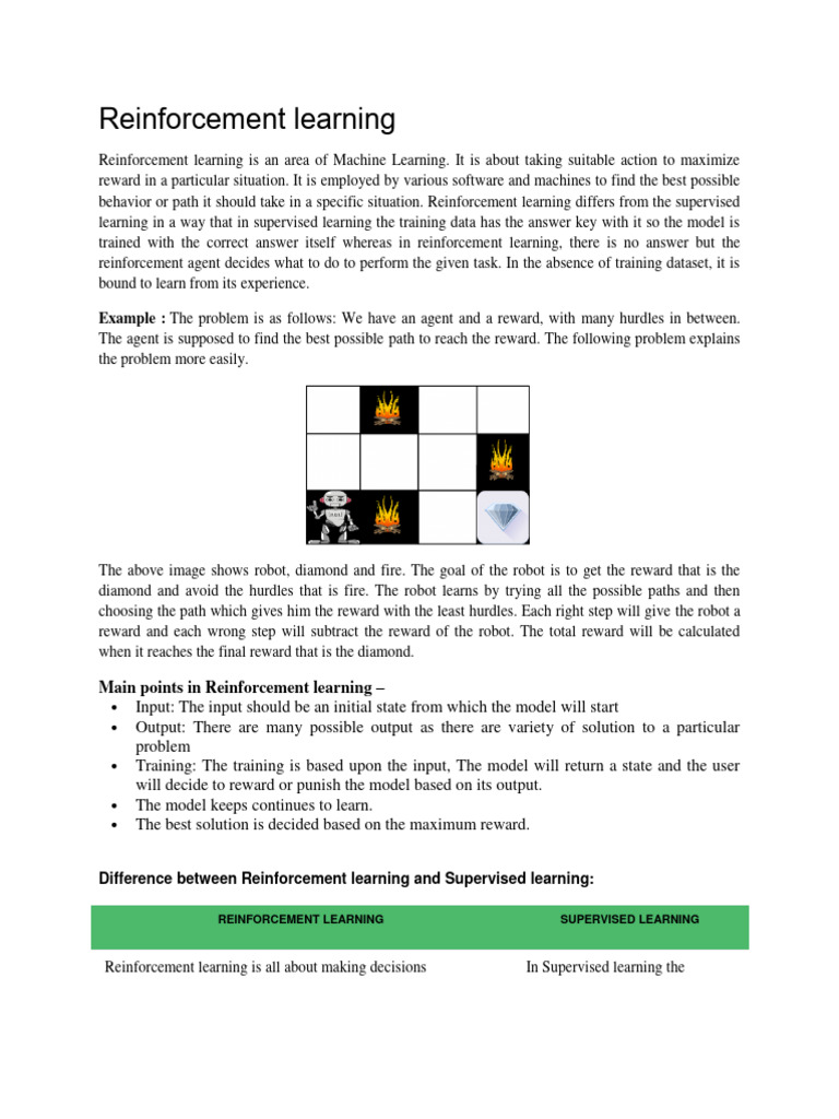Reinforcement Learning | PDF | Reinforcement | Learning Reinforcement Learning | PDF | Reinforcement | Learning
