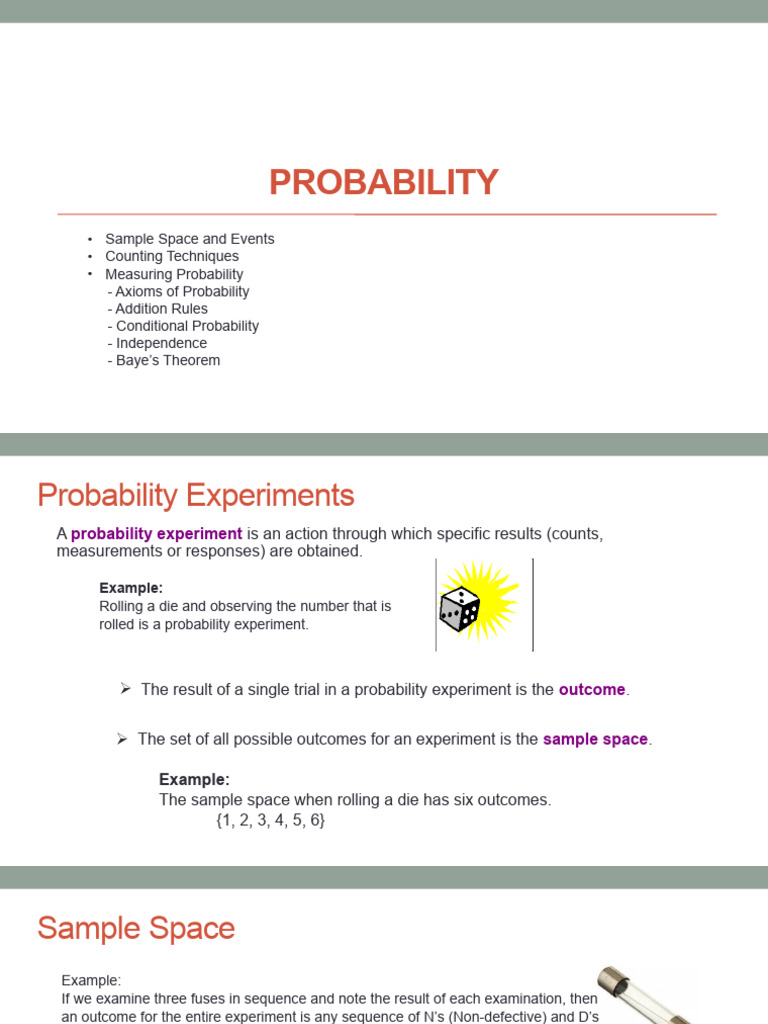 Understanding Probability Concepts | PDF | Probability | Experiment
