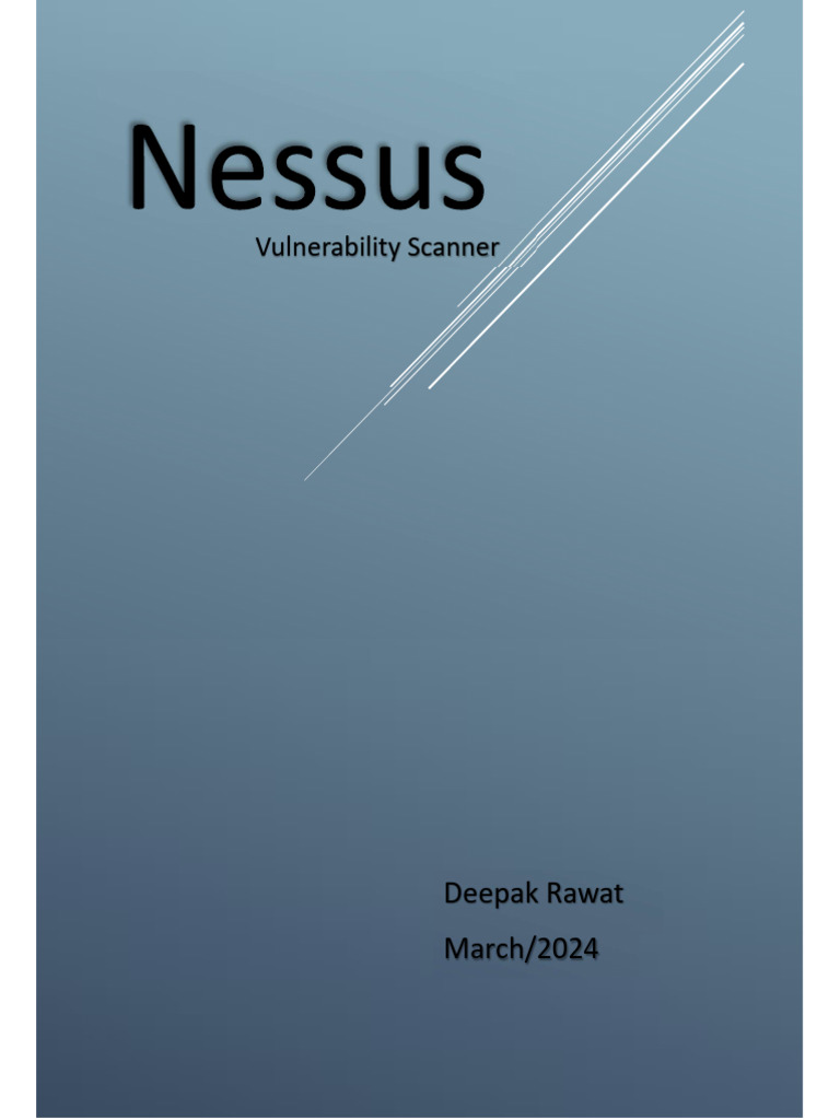 Nessus Basics Notes | PDF | Security | Computer Security