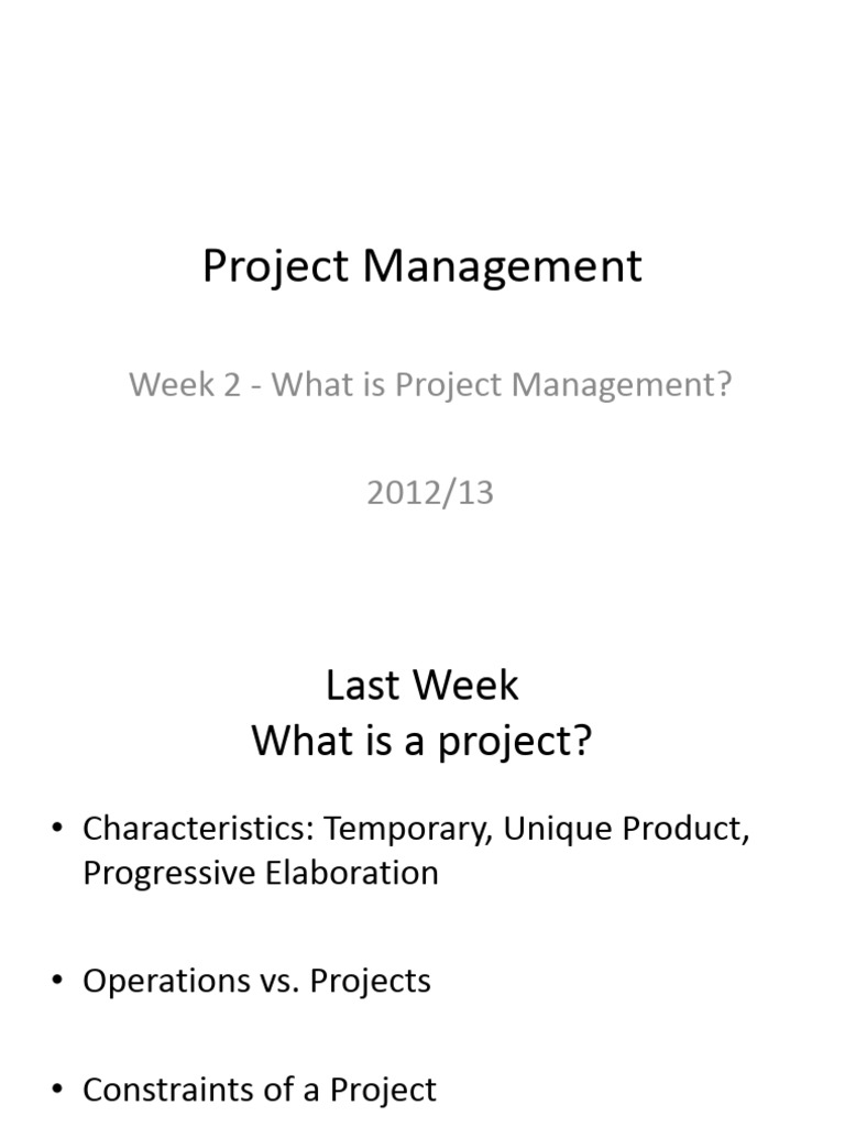 Understanding Project Management Basics | PDF | Project Management ...