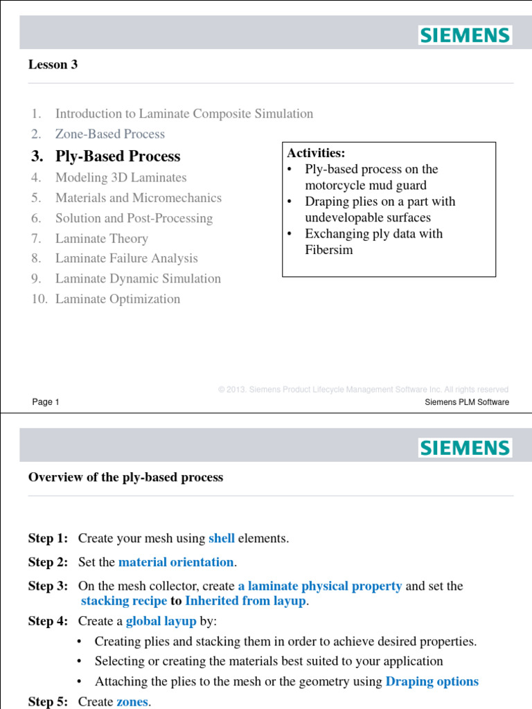 Lesson 3 Ply-Based Process | PDF | Product Lifecycle | Finite Element Method