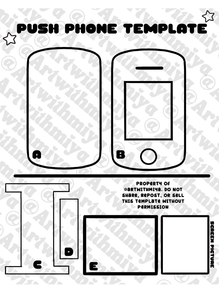 Blank Push Phone Template | PDF