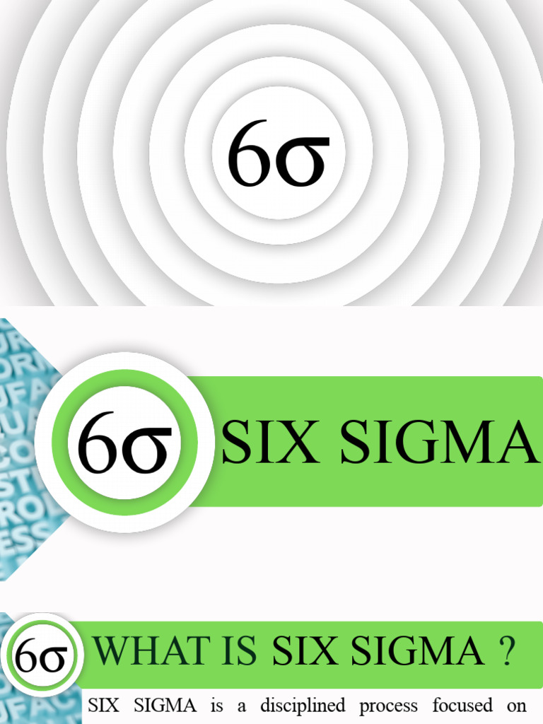 Six Sigma Group 5 | PDF | Six Sigma | Iso 9000