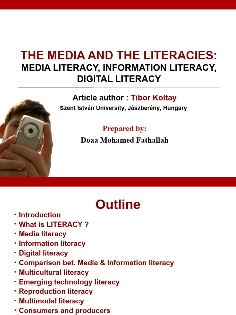 Introduction To Media and Information Literacy | PDF | Media ...