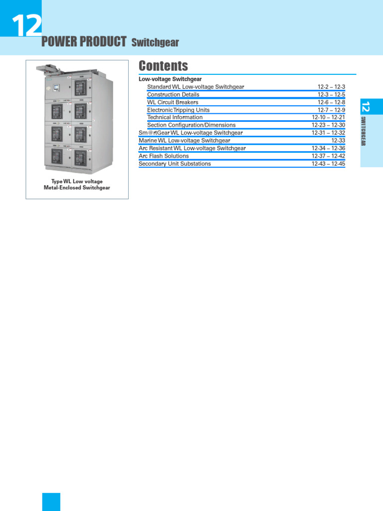 s12 Switchgear | PDF | Fuse (Electrical) | Switch
