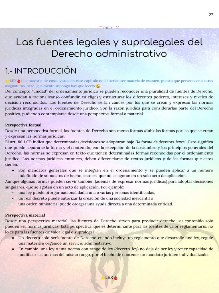 Tema 2 Lex | PDF | Constitución | Ley de la Unión Europea