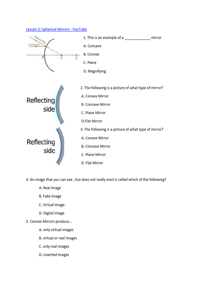 Filipino | PDF | Mirror | Optics