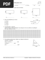 KL 5 Pole Prostokata I Kwadratu. | PDF
