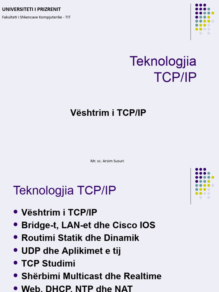 TCP IP Intro | PDF