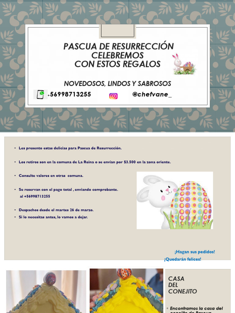 Celebremos La Pascua de Resurreccion 2024 | PDF | Observancias de abril ...