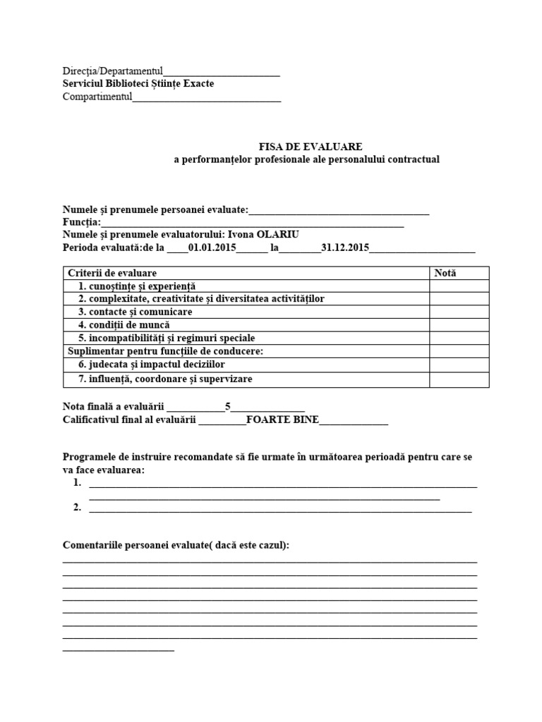 Evaluare Model | PDF