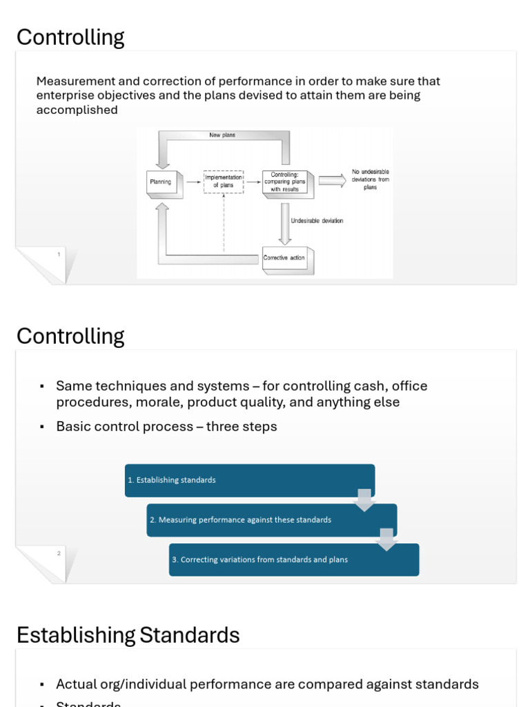 PoM Module1 Controlling | PDF | Sales | Goal