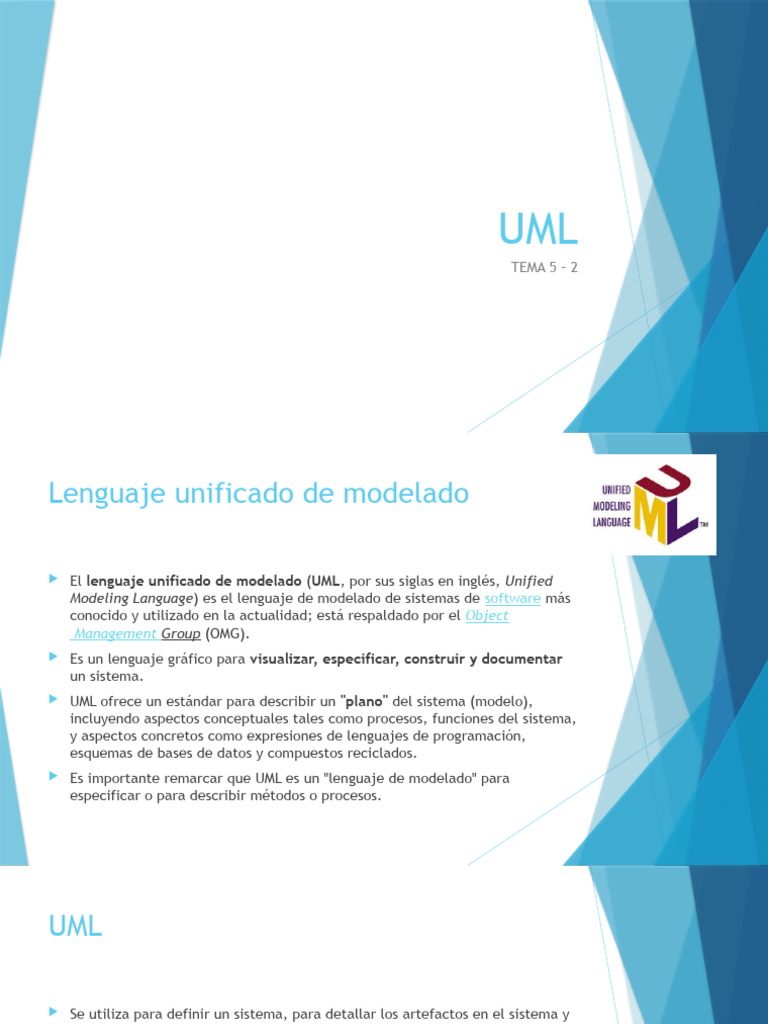 Uml | PDF | Lenguaje de modelado unificado | Caso de uso