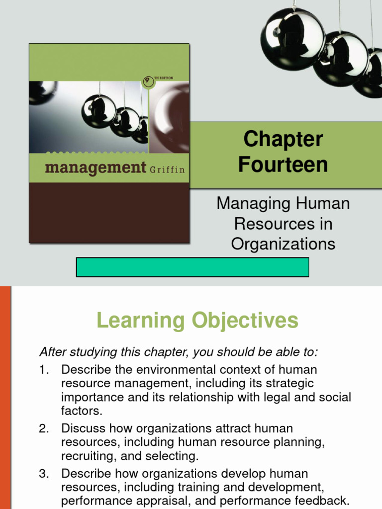 Chapter 14 (Managing Human Resources in Organizations) | PDF ...