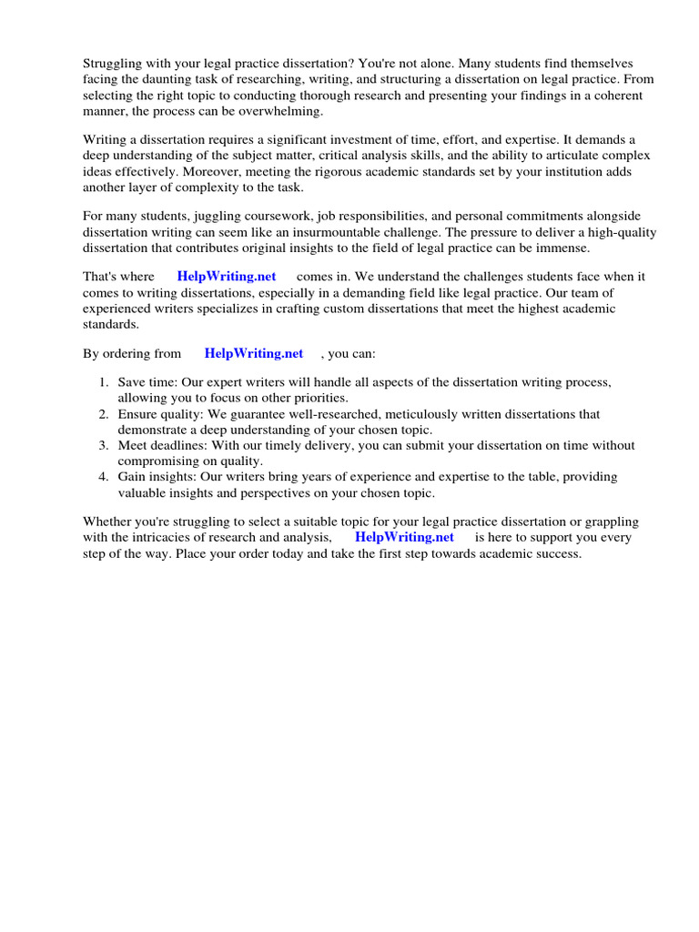 Legal Practice Dissertation Topics | PDF | Thesis | Taxes