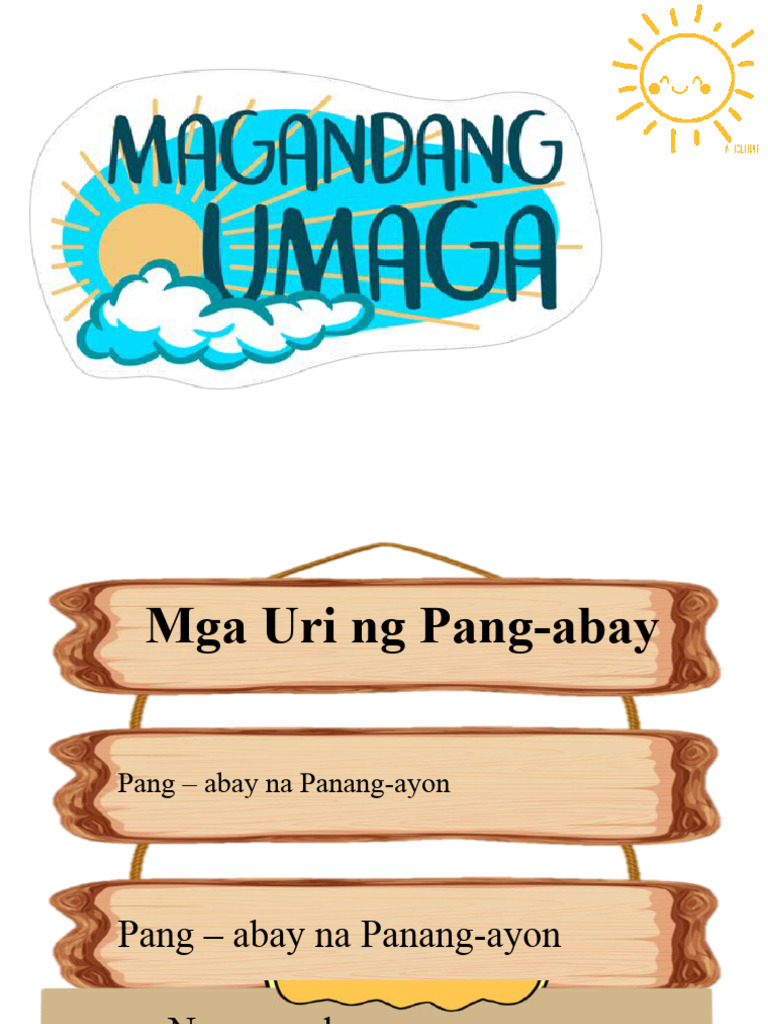 Filipino 6 Iba Pang Uri NG Pang - Abay | PDF