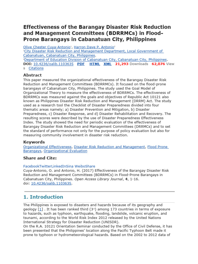 Disaster Preparedness | PDF | Emergency Management | Natural Disasters