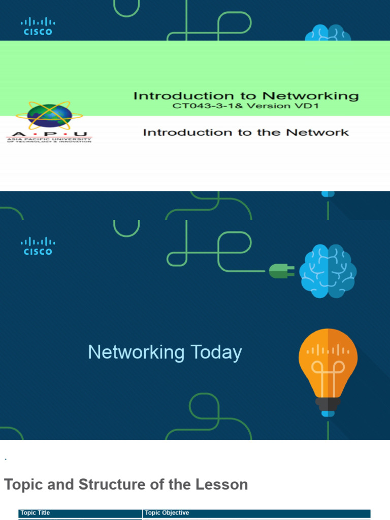 Chapter 1 - Introduction To Networking | PDF | Computer Network | Internet Access