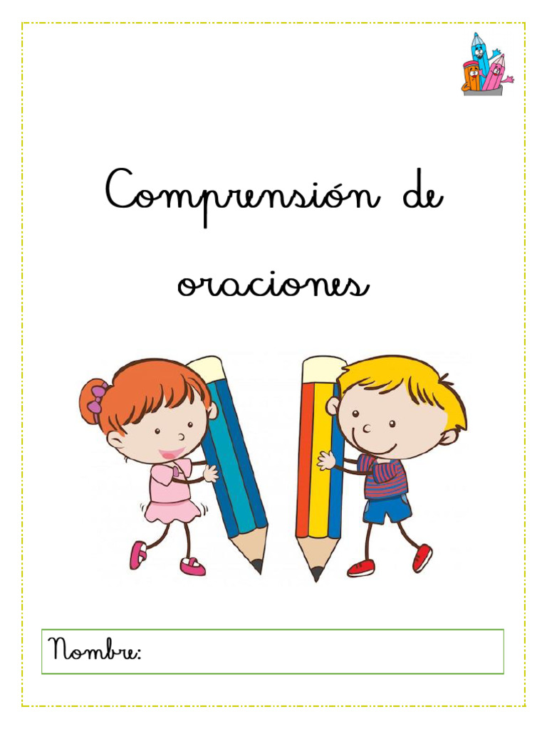 Comprensión de Oraciones Ligada PDF | PDF
