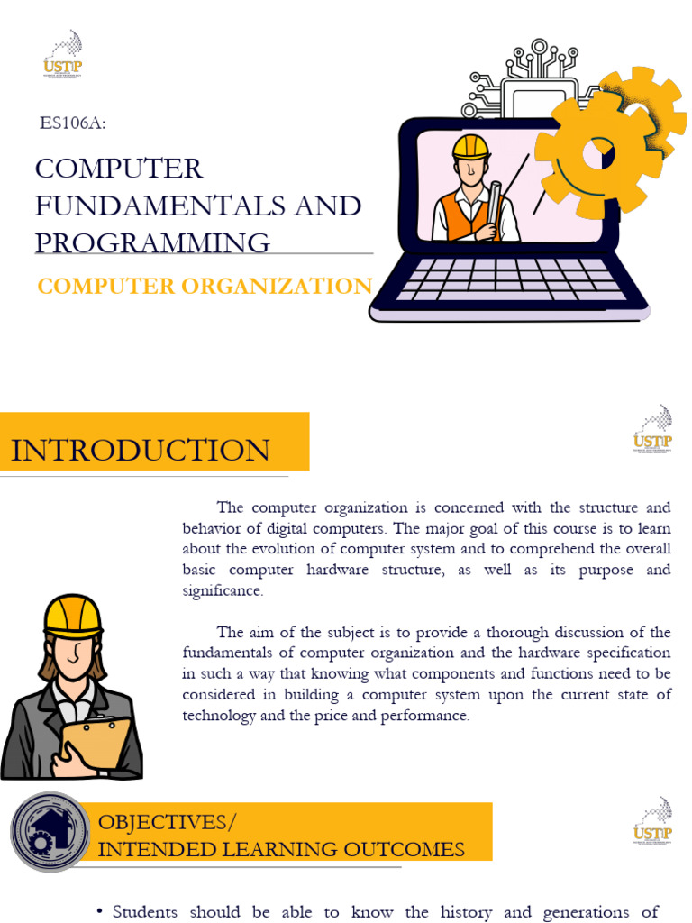 ES106 CFP Module 1 Computer Organization | PDF | Computer Hardware | Programming