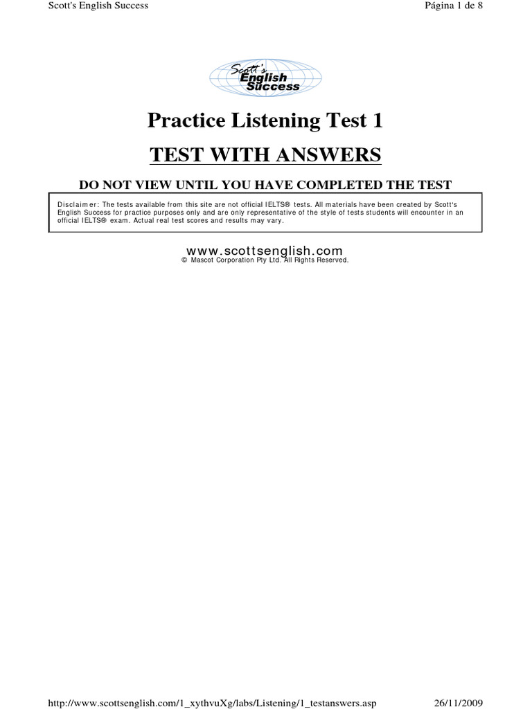 1 Testan | PDF | English Language | International English Language ...