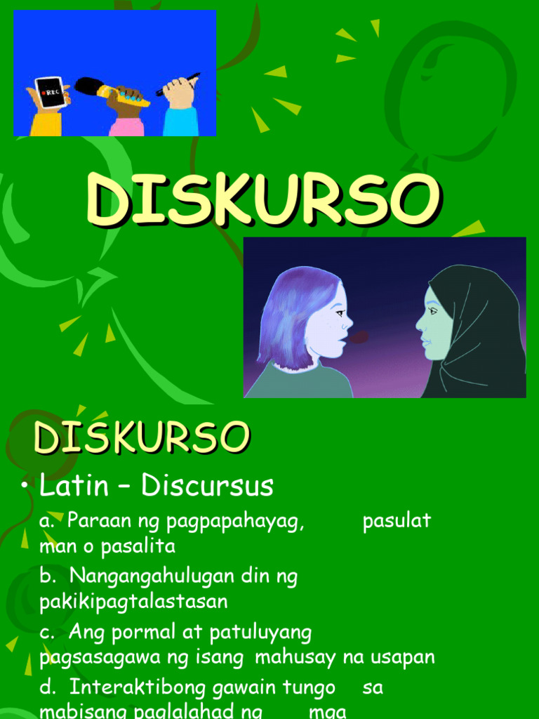 Aralin 1 Diskurso | PDF