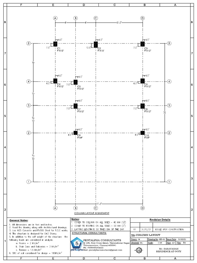saravanan-residence-ooty-column-footing-layout-details-pdf
