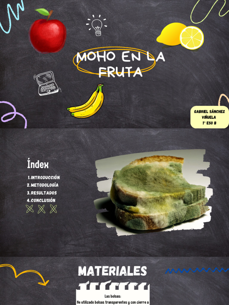 Moho en Limones: Experimento y Resultados | PDF | Molde | Fruta