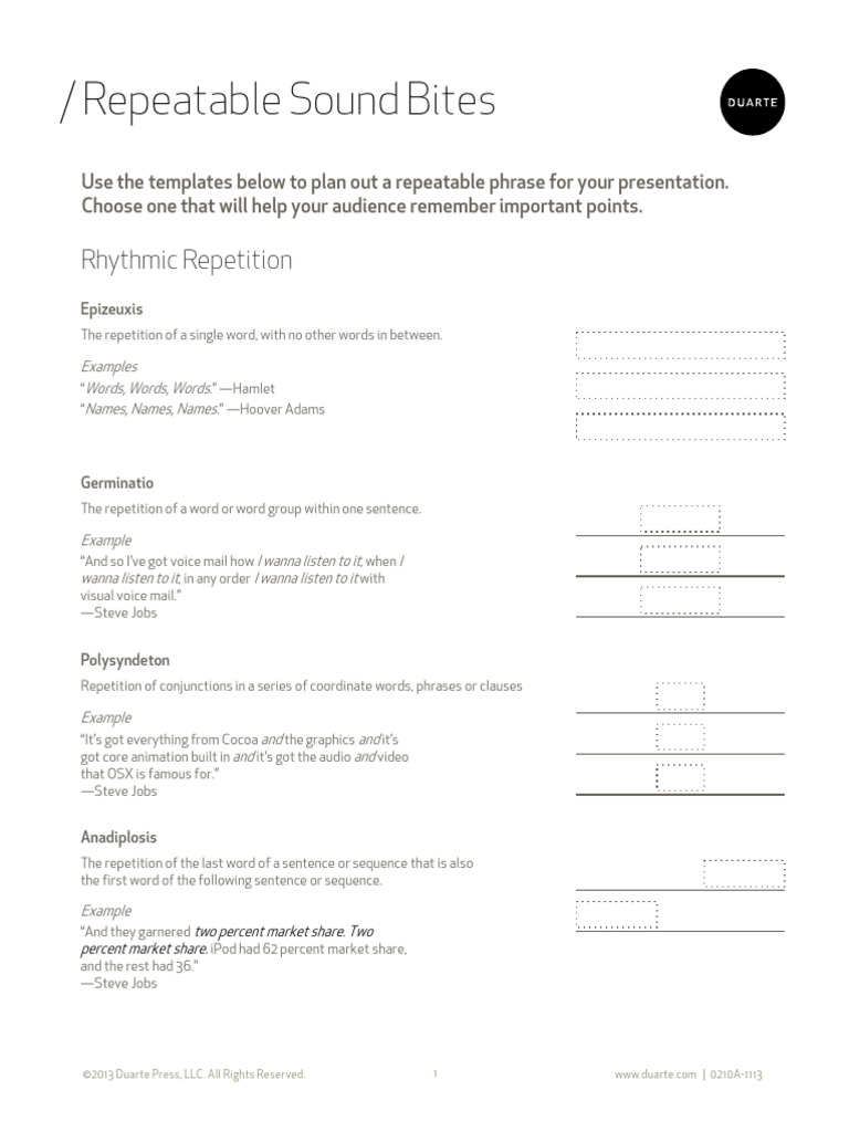0210A-1113 Repeatable Sound Bites | PDF | Steve Jobs | Apple Inc.