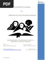 Kanisa 2025 Mpango Kazi | PDF