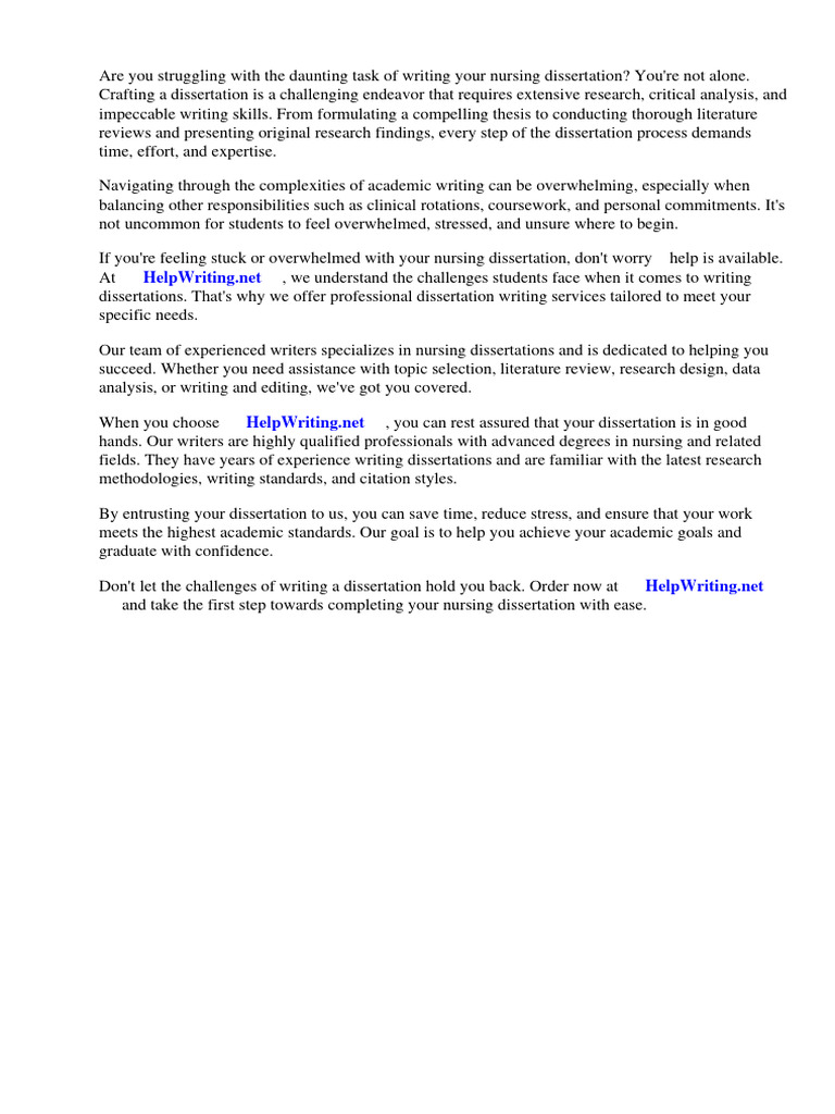 Nursing Dissertation Sample Uk | PDF | Palliative Care | Nursing