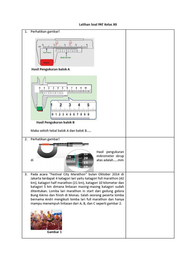 Latihan Soal PAT 2024 | PDF
