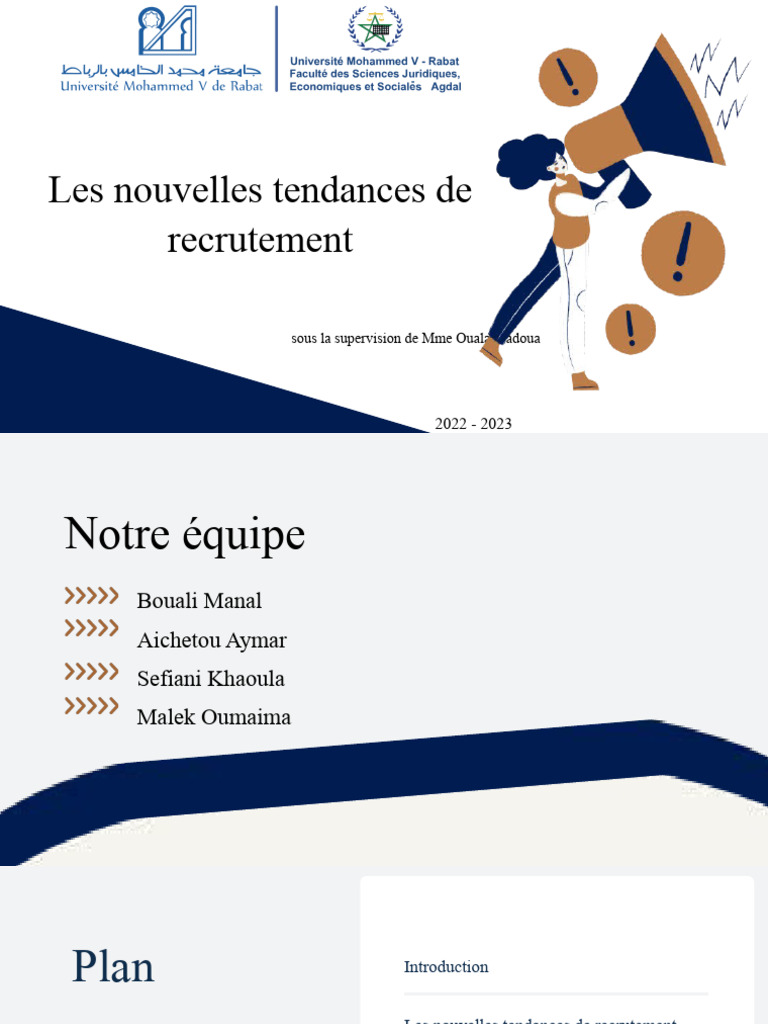 Les Nouvelles Tendances de Recrutement | PDF | Recrutement | Intelligence artificielle